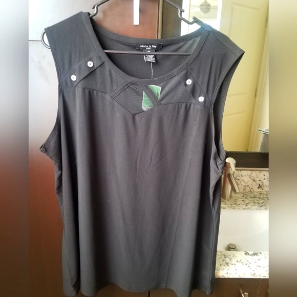 Tops | Adele May Plus Size Sleeveless Top | Poshmark